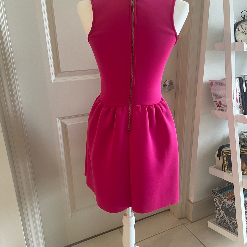 Barbie Style Hot Pink Fit And Flare Mini Dress - Gem